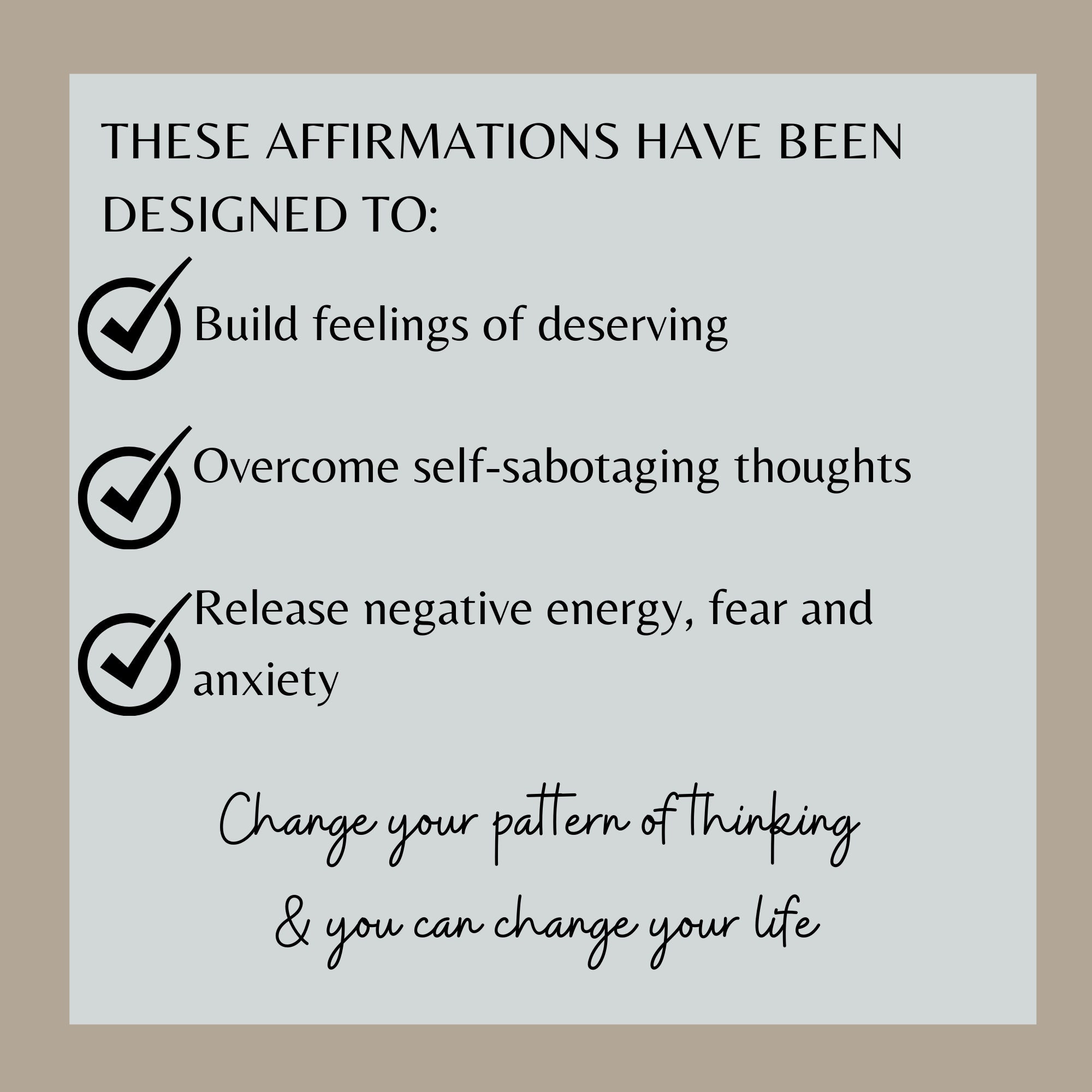 7 EMPOWERING AFFIRMATIONS, Remove Negativity/stress, Imposter Syndrome ...