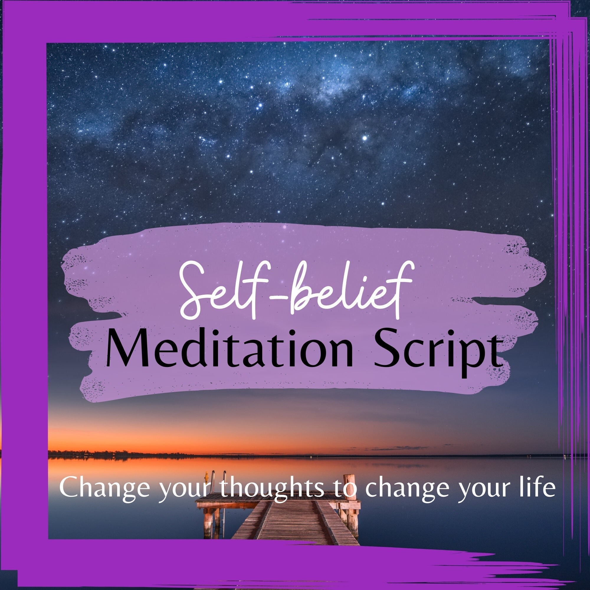 SELF BELIEF MEDITATION Guided Meditation Script Download - Etsy UK