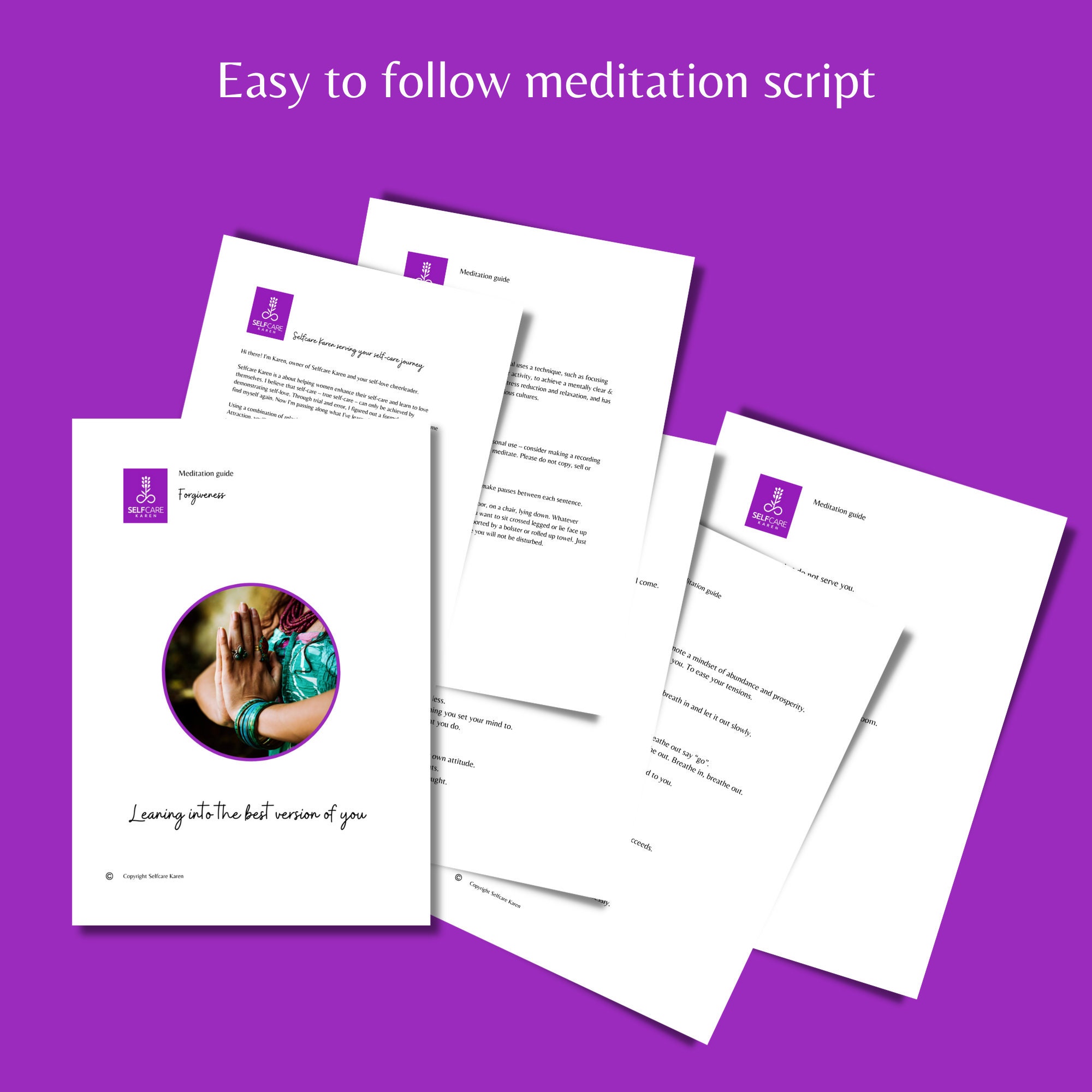 Sacred Space Forgiveness Meditation Script Healing, Release, Compassion, Women's Empowerment ...