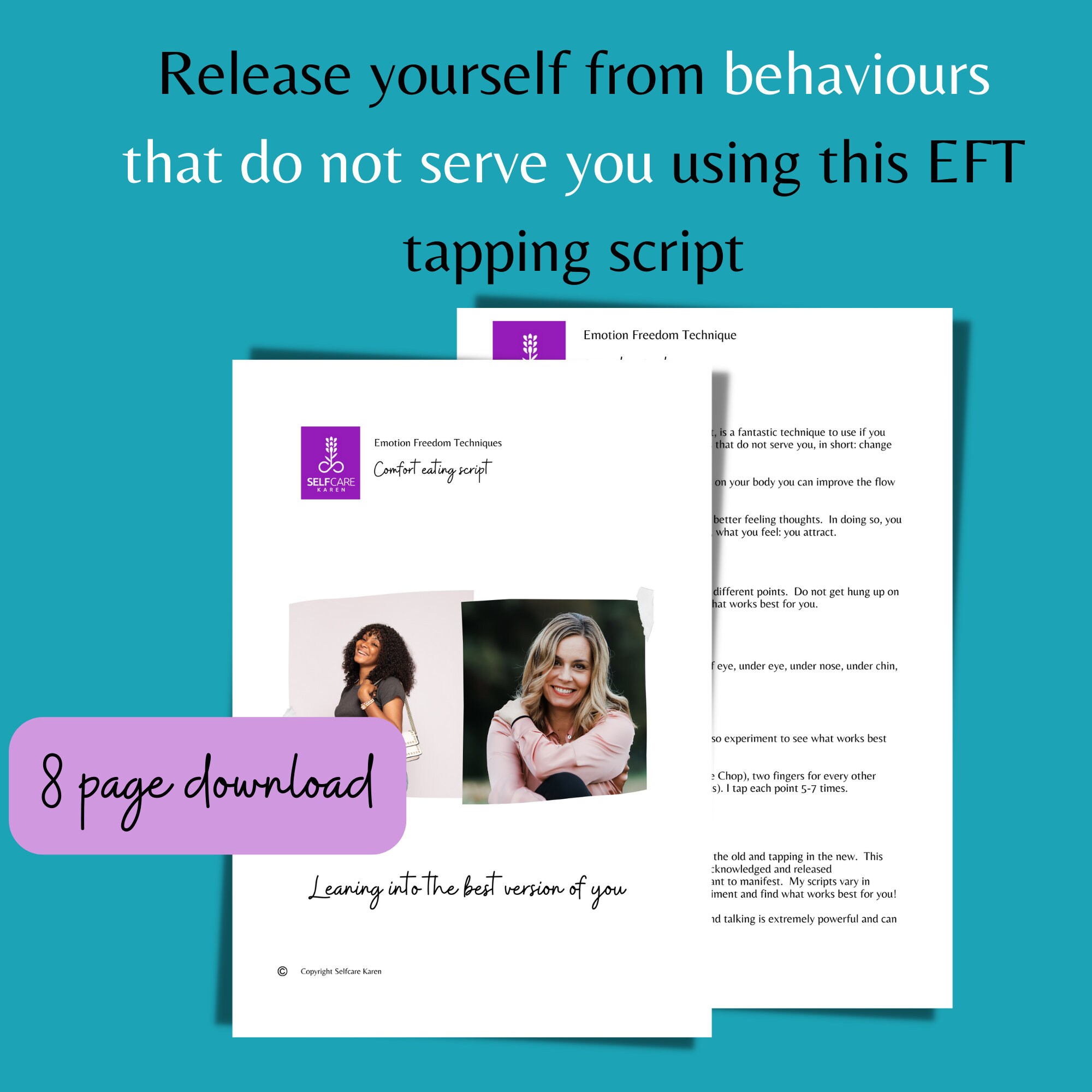 EFT Tapping to Stop Comfort Eating Script, EFT Guide to Stop Emotional ...