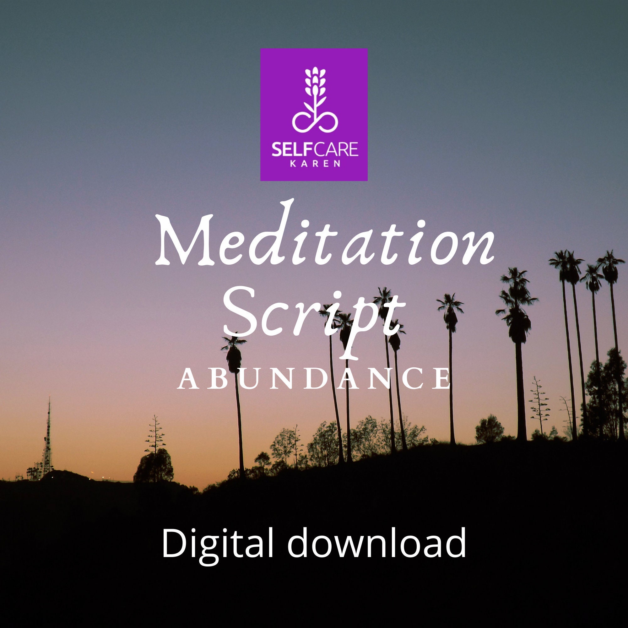 ABUNDANCE MEDITATION SCRIPT Digital Download Guided | Etsy