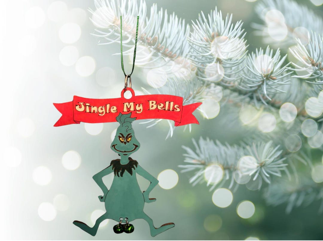 Jingle My Bells - Grinch - Funny Christmas Ornament - White Elephant ...