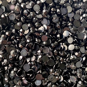 2500 Pc Black Rhinestones | Jelly Rhinestones | Resin Rhinestones ...