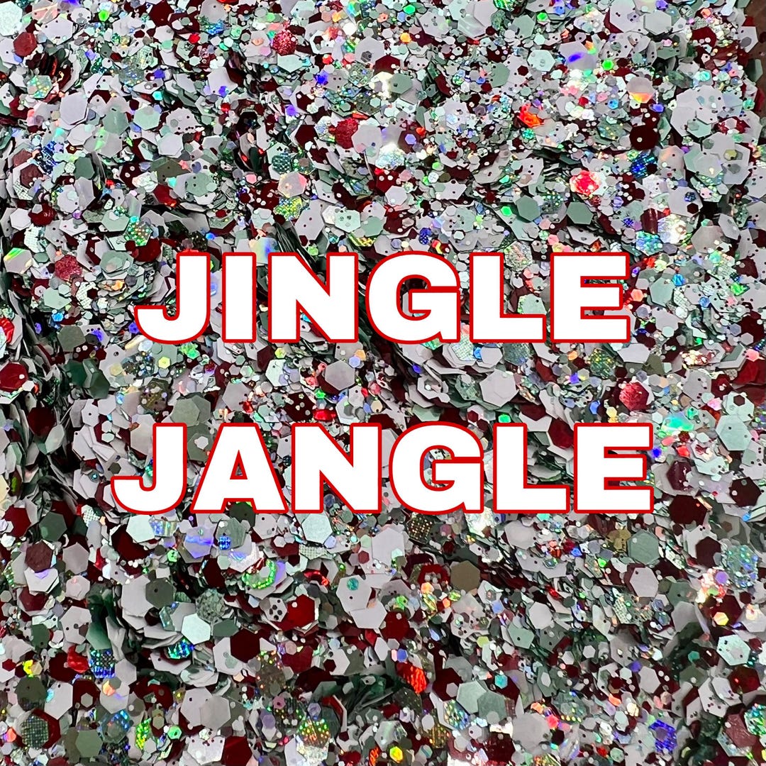 JINGLE JANGLE Custom Christmas Glitter Mix Christmas Glitter Blend ...