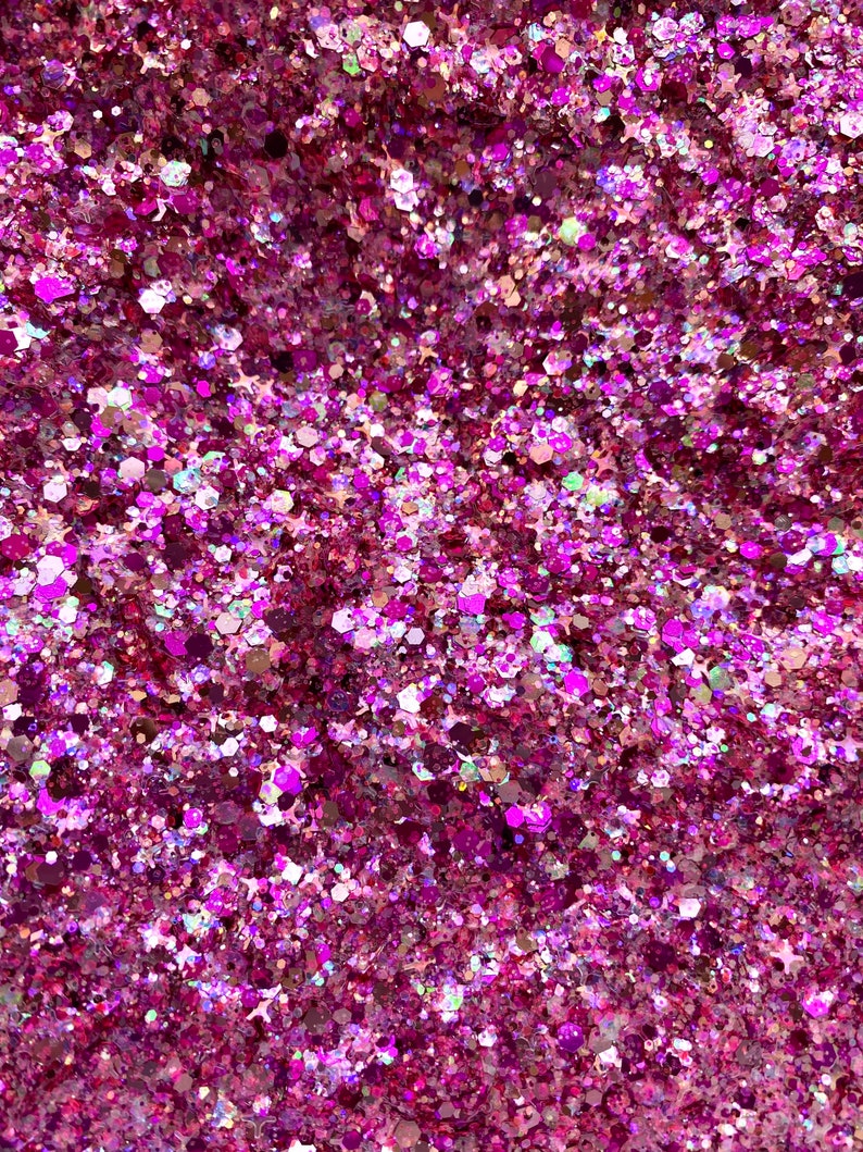 PRETTY IN PINK Custom Pink Chunky Glitter Mix Custom Glitter | Etsy