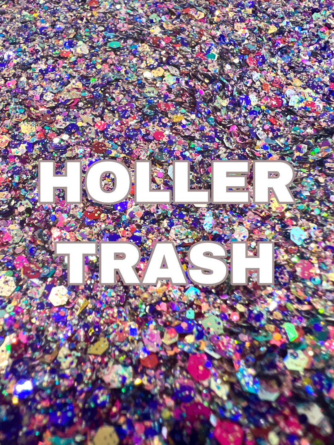 HOLLER TRASH Chunky Dump Glitter Mix Dump Glitter Chunky - Etsy