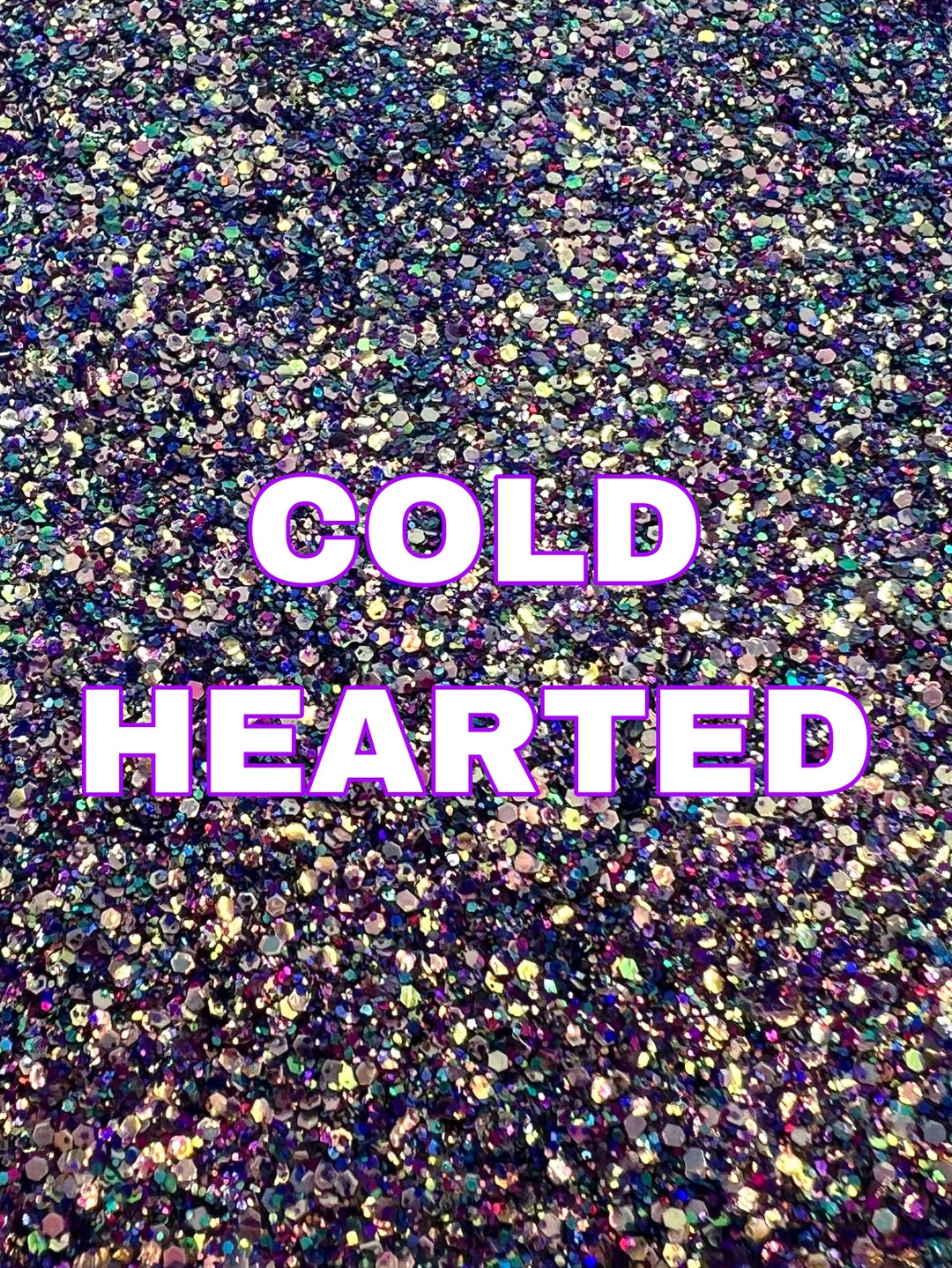 COLD HEARTED Custom DGH Mini Chunk Glitter Mix | Mini Chunk Glitter ...