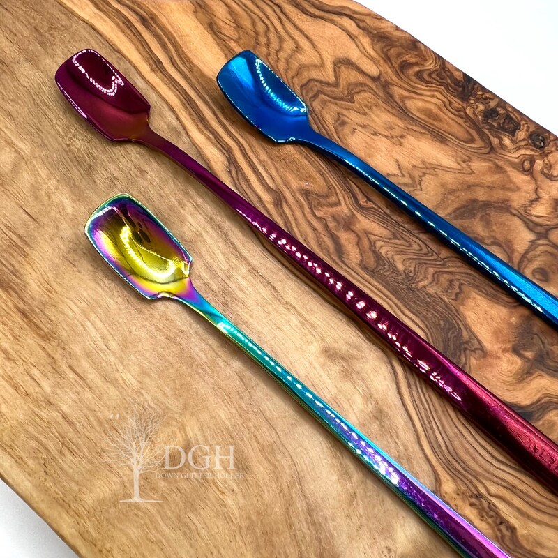 Glitter Spoons - Etsy