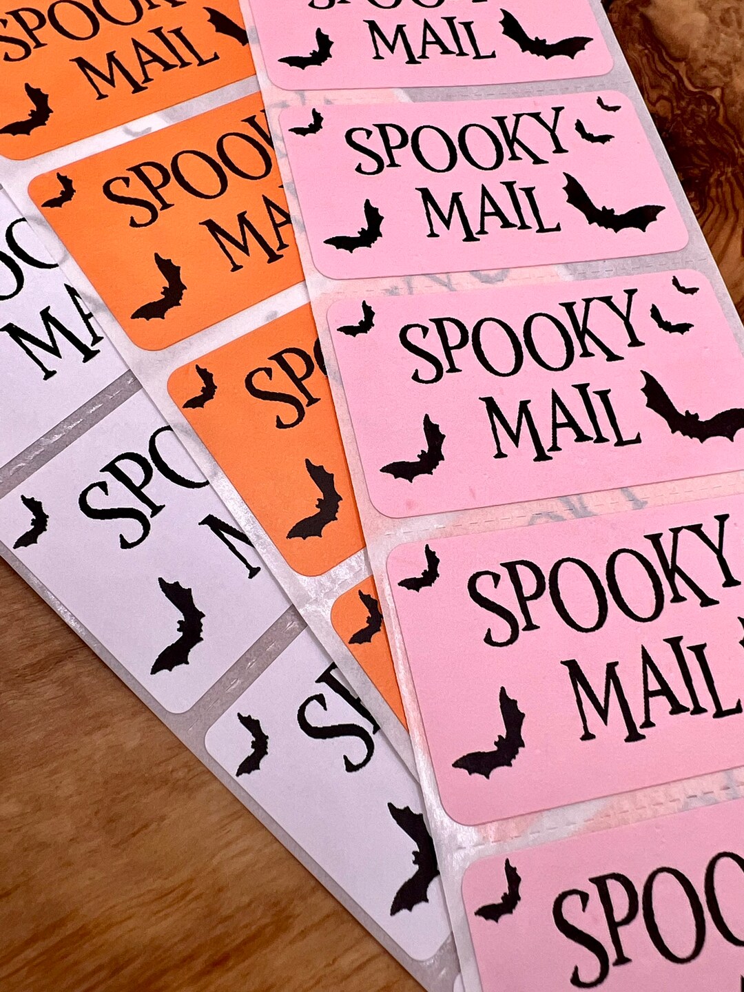 Spooky Mail Bat Halloween Thermal Packaging Sticker | Waterproof ...