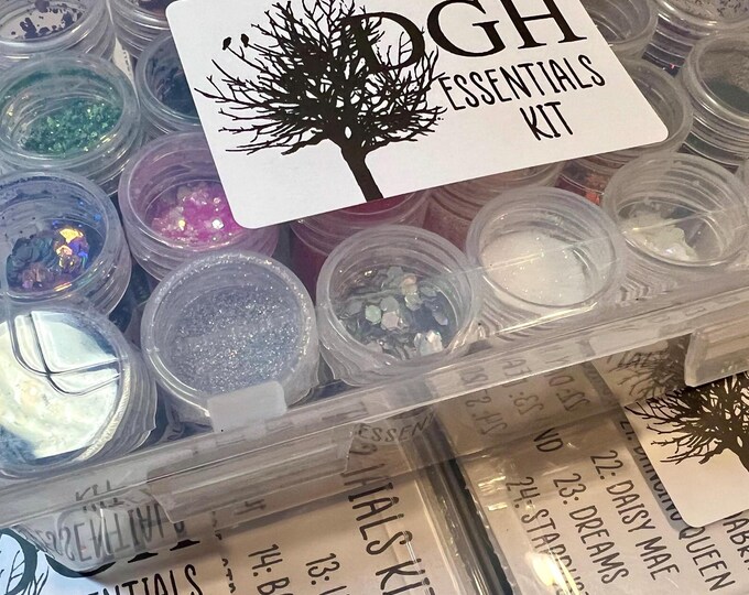 The Essentials Glitter Kit | 24pc Glitter Kit | Glitter Samples - Etsy