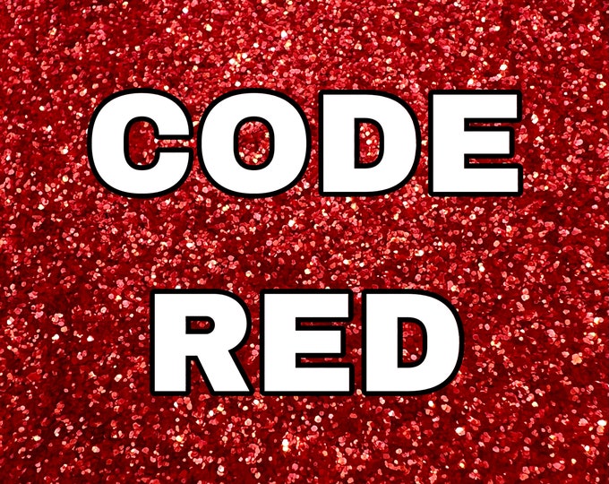 CODE RED Ultra Fine Red Iridescent Glitter Mix | Ultra Fine Glitter ...