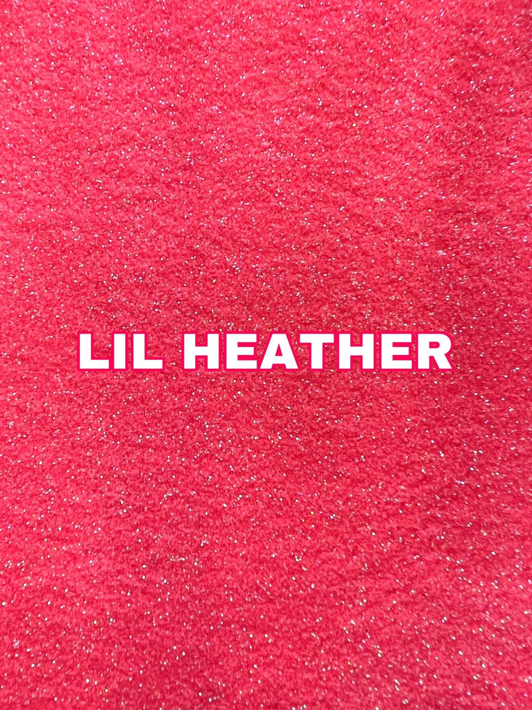 LIL HEATHER Hot Coral Neon Ultra Fine Glitter | Neon Glitter | Ultra ...