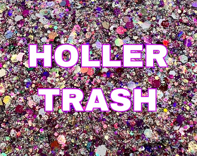 HOLLER TRASH Chunky Dump Glitter Mix Dump Glitter Chunky Glitter Mix ...