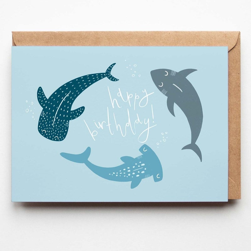 Ocean Birthday Card - Etsy