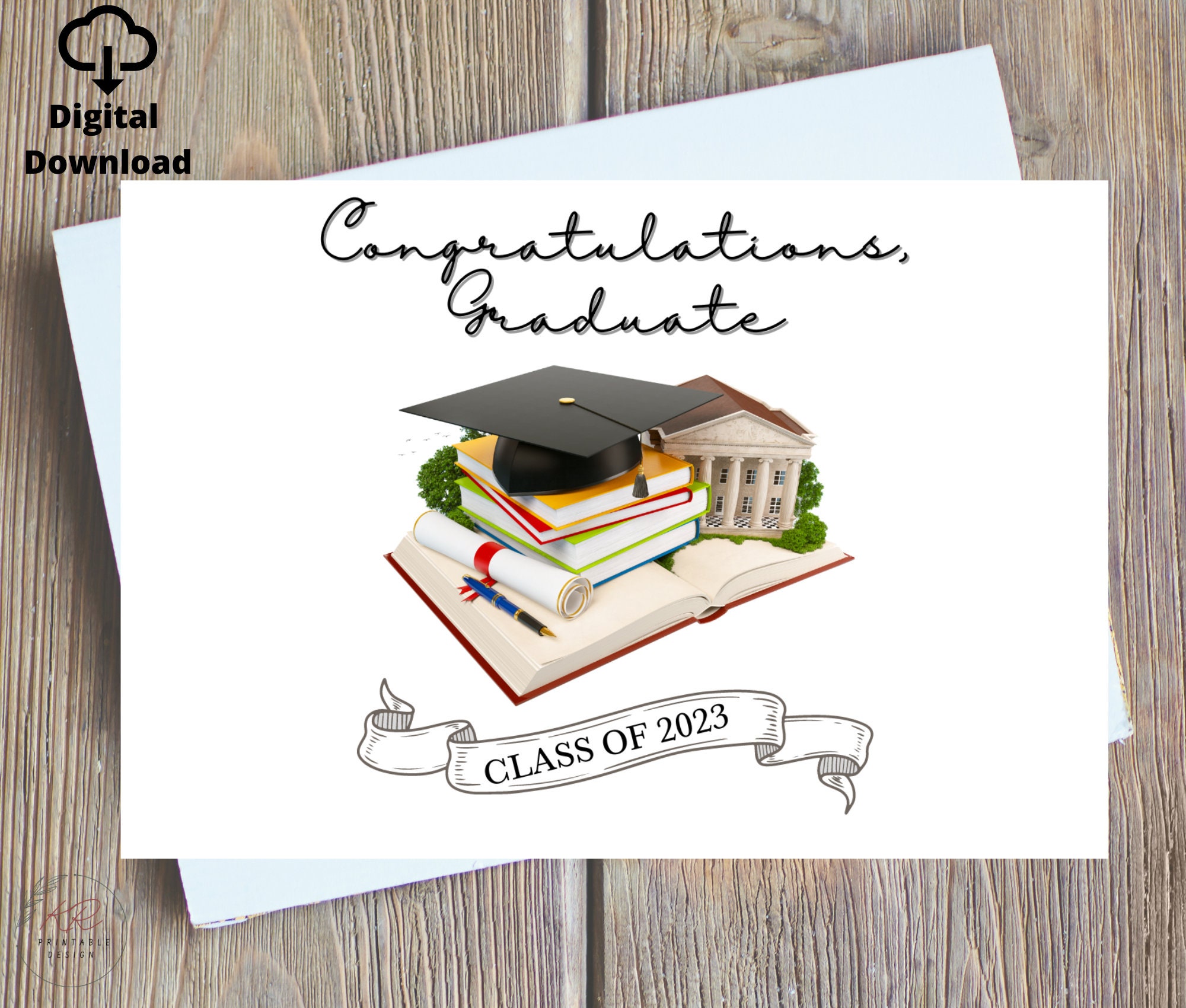 Class of 2023 Graduation Card Printable, Graduation Card for 2023 ...