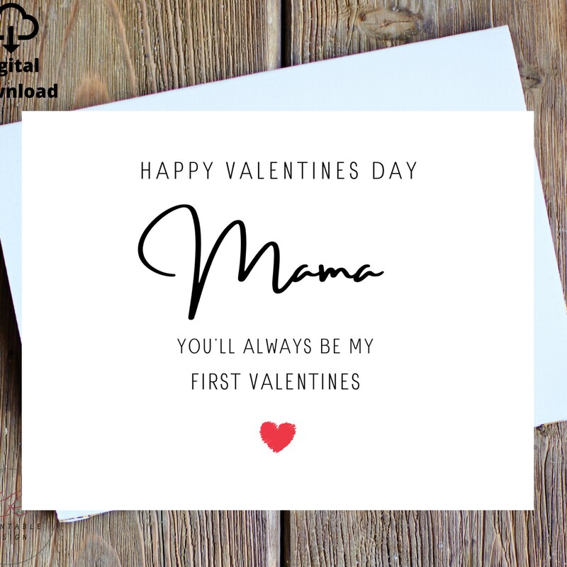Valentine Cards for Mommy - Etsy