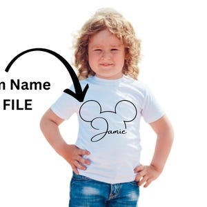 Custom Mickey Name SVG, Mickey Mouse Family Name Svg, Disney Family ...