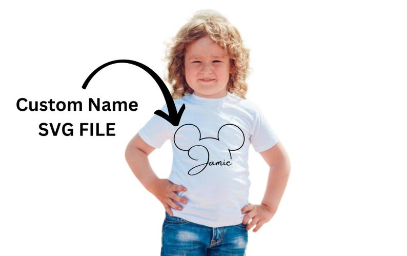 Custom Mickey Name SVG, Mickey Mouse Family Name Svg, Disney Family ...