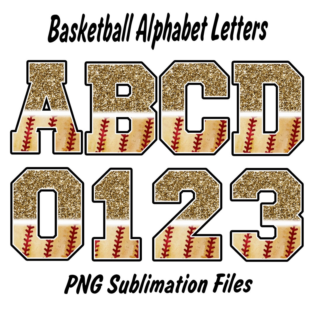 Baseball Gold Glitter Letters PNG, Baseball Sports, Sport Alphabet Png ...