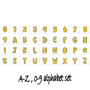 Safari Animals Zoo Alphabet Doodle Letters, Bundle,numbers&accessories ...