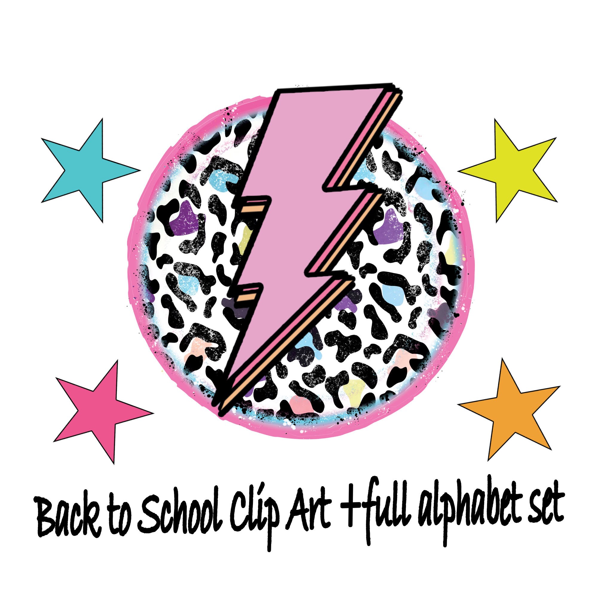 Teacher Doodle Alphabet Bundle,school Letters,alpha Doodle,png Letters ...