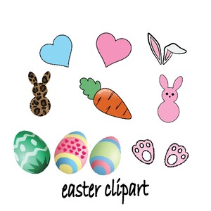 Easter Alphabet Doodle Letters PNG Bundle , Bunny, Easter Eggs, Alpha ...