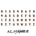 Safari Animals Skin Alphabet Doodle Letters Bundle Leopard - Etsy