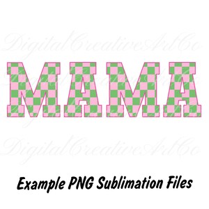 Light Pink and Green Checkered Alphabet and Checkered Numbers ,alphabet ...