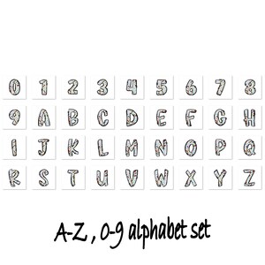 School Doodle Alphabet Bundle, School Letters, Teacher Doodle Letters ...