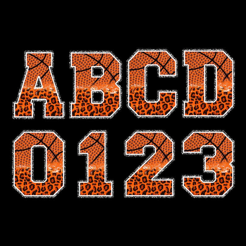 Basketball Letters PNG, Basketball Sports, BASKETBALL Texture Letters ...