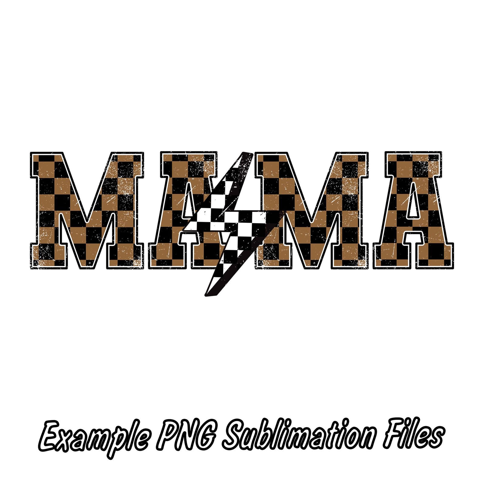 Retro Checkered Fall Alphabet and Checkered Numbers ,black and Brown ...