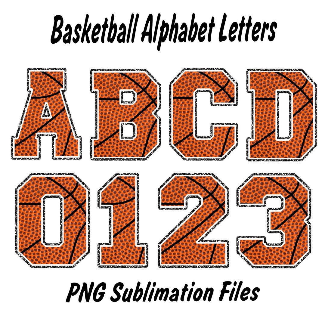Basketball Letters PNG, Basketball Sports, Sport Alphabet Png,clipart ...