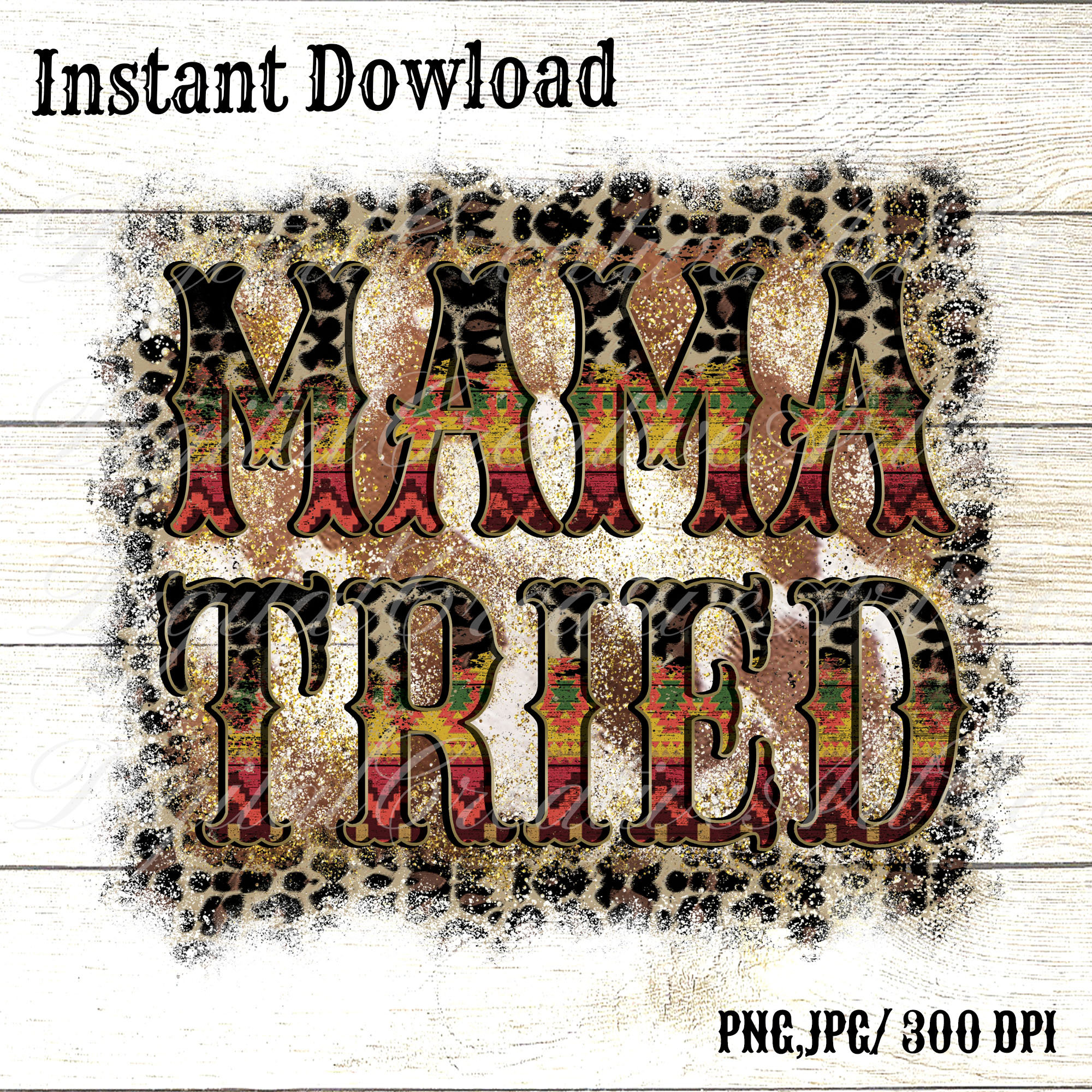 Art & Collectibles Drawing & Illustration Aztec Western Leopard ...