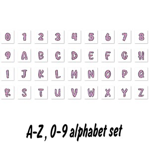 Easter Alphabet Doodle Letters PNG Bundle ,bunny,easter Eggs ,cute ...