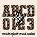 Retro Checkered Fall Alphabet and Checkered Numbers ,black and Brown ...