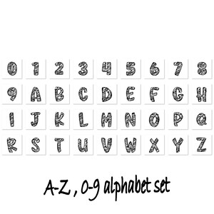 Safari Animals Skin Alphabet Doodle Letters, Bundle, Leopard Print ...