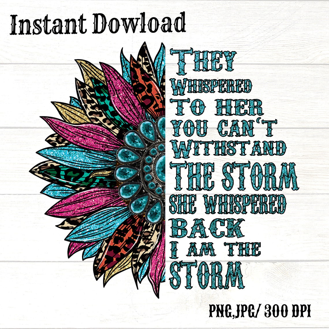 They Whispered to her you cannot withstand the storm back she | Etsy