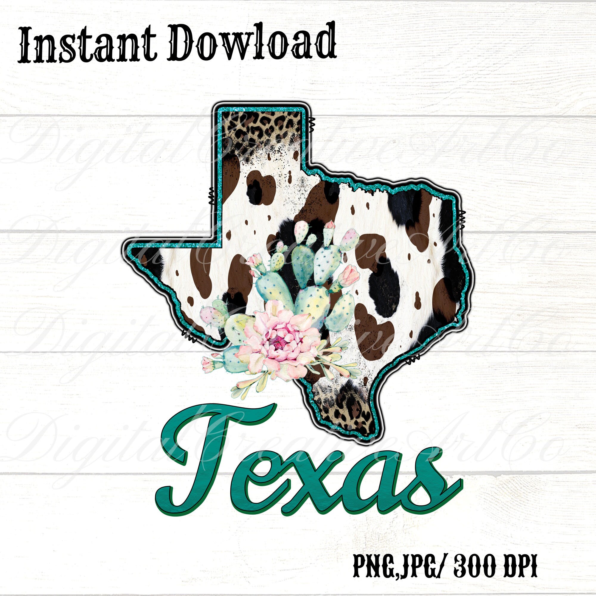 Paper, Party & Kids Papercraft digital design Texas cowhide barbed wire ...