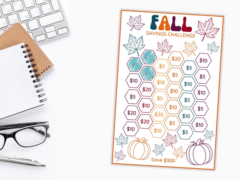 Four Seasons Savings Challenge Bundle | Printable Tracker (PDF) - Etsy