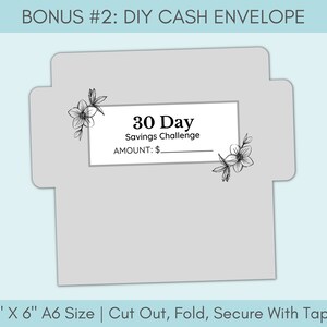 30 Day Savings Challenge Printable 30 Day Savings Tracker 30 Day Money ...