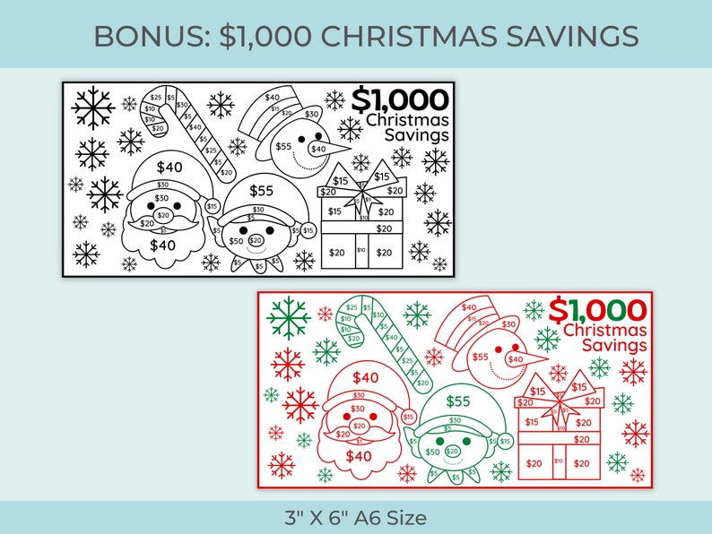 Ultimate Savings Challenge Bundle Savings Challenge - Etsy