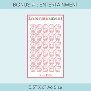 Savings Challenge Printable Savings Challenge Bundle A6 Sized Mini ...