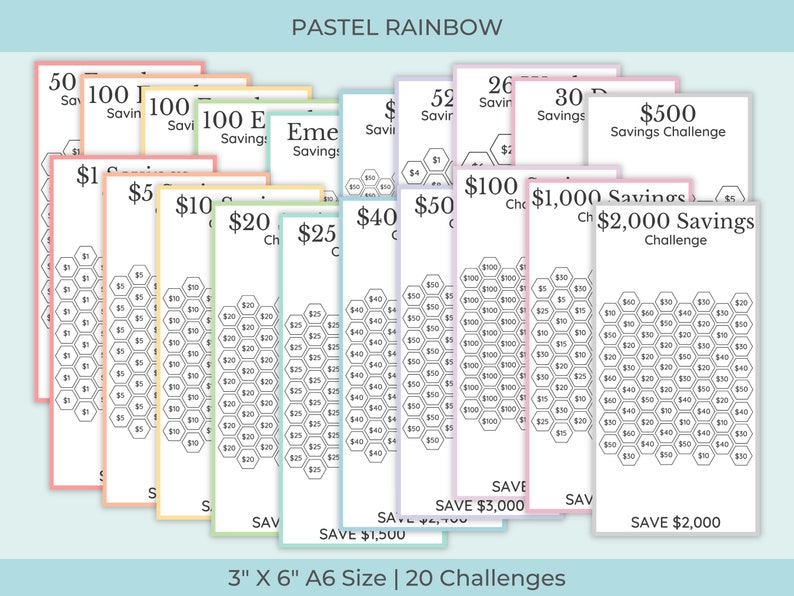 Ultimate Savings Challenge Bundle Savings Challenge - Etsy