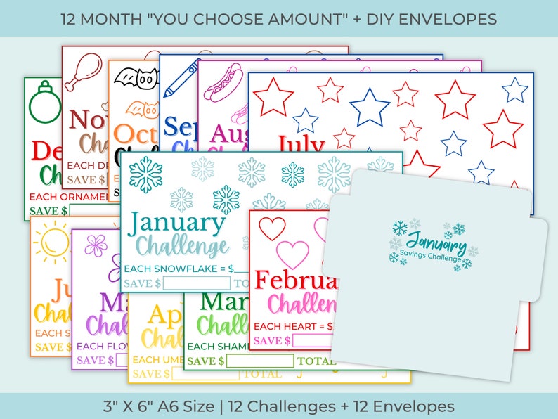 Ultimate Savings Challenge Bundle Savings Challenge - Etsy