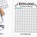 100000 Savings Challenge Printable 100,000 Savings Challenge 100 ...