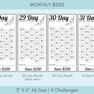Ultimate Savings Challenge Bundle | Savings Challenge Printable | A6 ...