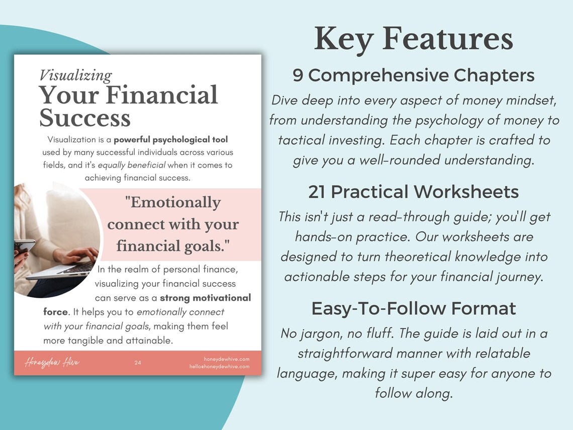 Money Mindset Workbook Printable, Personal Finance Workbook, Financial ...