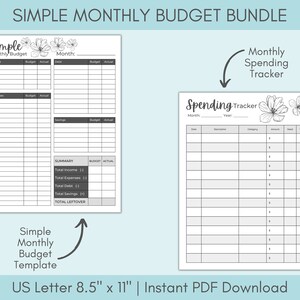 Printable Monthly Budget Book Digital Budget Planner for Goodnotes ...