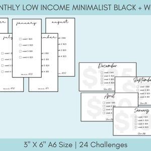 Ultimate Savings Challenge Bundle | Savings Challenge Printable | A6 ...