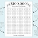 100000 Savings Challenge Printable | 100,000 Savings Challenge | 100 ...